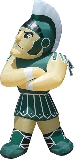 Amazon.com : NCAA Michigan State Spartans Sparty Inflatable Lawn ...