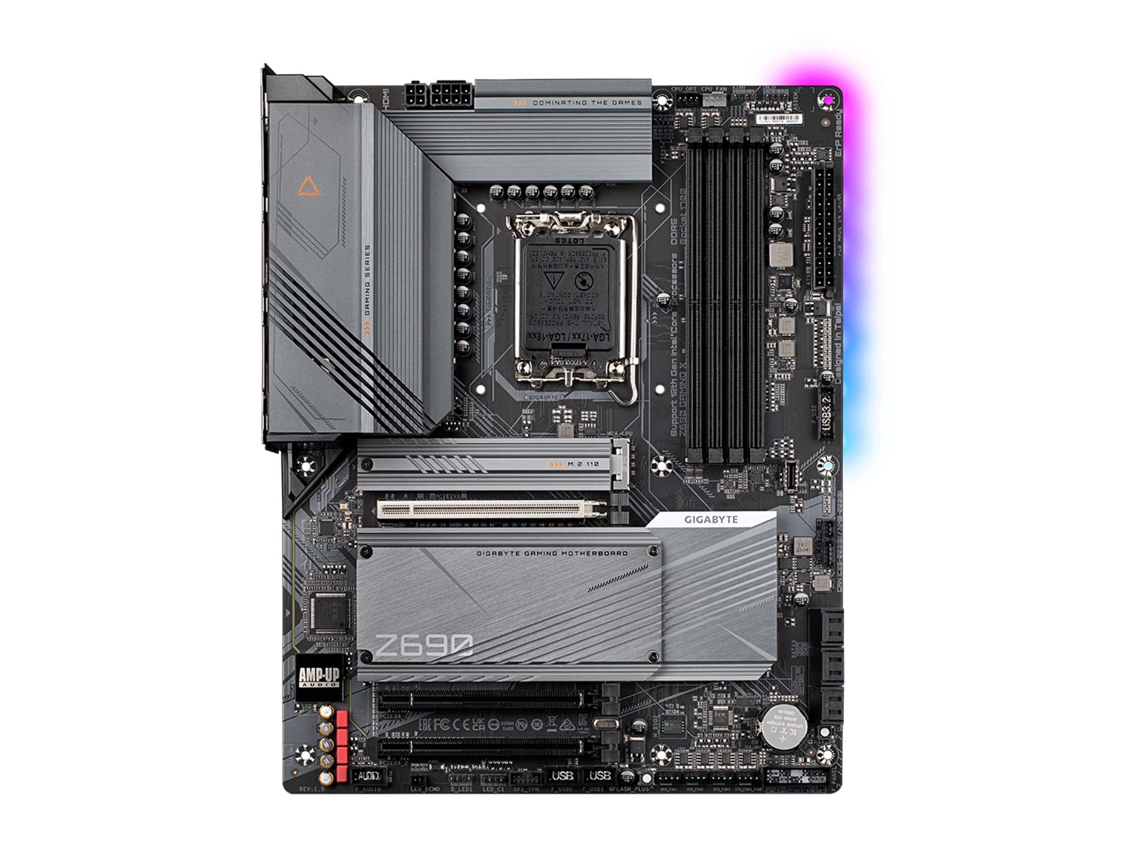 Gigabyte Z690 Gaming X (LGA 1700/ Intel Z690/ ATX/ DDR5/ Quad M.2/ PCIe ...