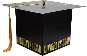 Amazon.com: MerryJoyParty Graduation Card Box Graduation Card Holder ...
