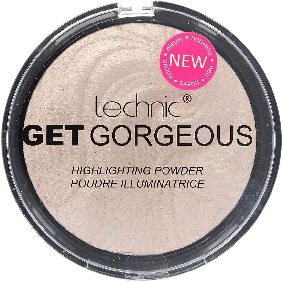 Technic Get Gorgeous Highlighter Powder Shimmer Compact Highlighting ...