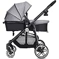 Amazon.com : INFANS 2 in 1 Baby Stroller, High Landscape Infant ...