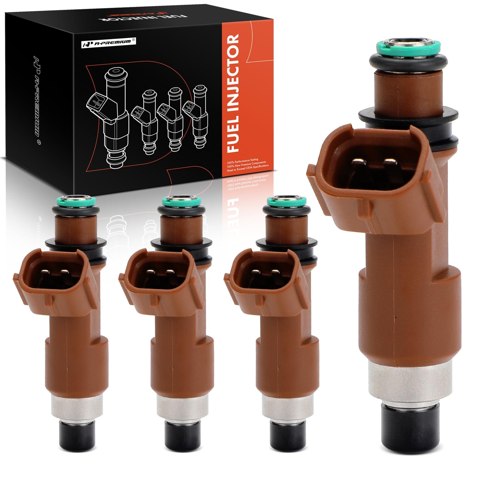 A-Premium Set of 4 Fuel Injectors Compatible with Subaru Outback ...