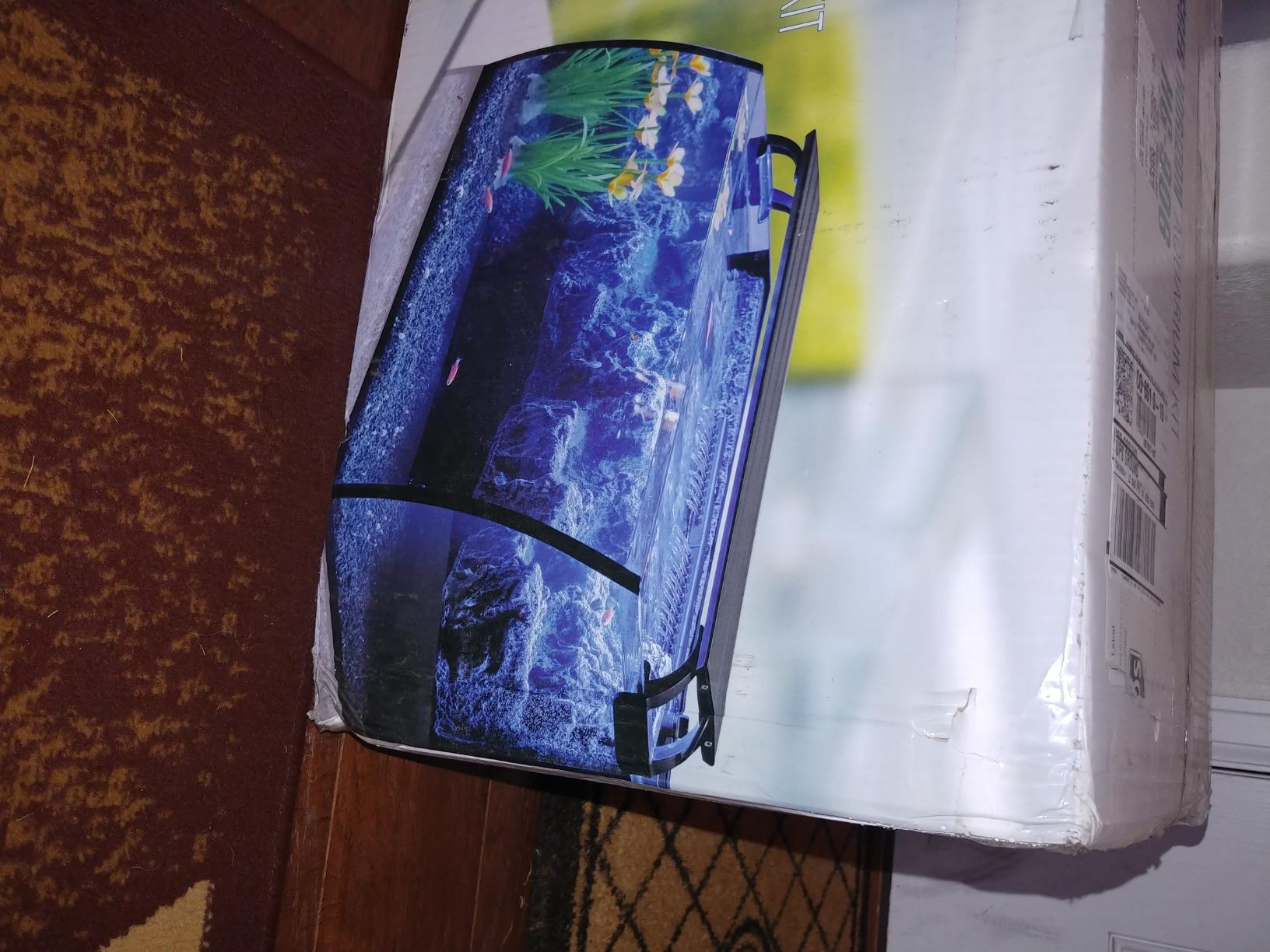 $23/mo - Finance Hygger Horizon 8 Gallon LED Glass Aquarium Kit for ...