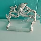 Amazon.com: Decorative Cast Iron Octopus Toilet Paper Roll Holder ...