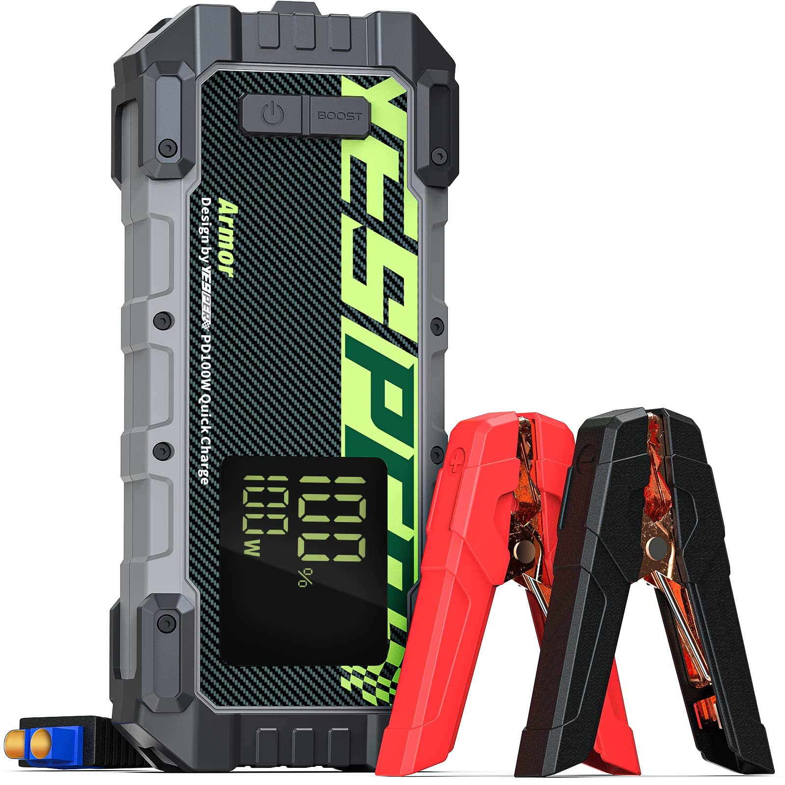 Mua Car Jump Starter, 3000A Peak Jump Starter Battery Pack 100W Fast ...