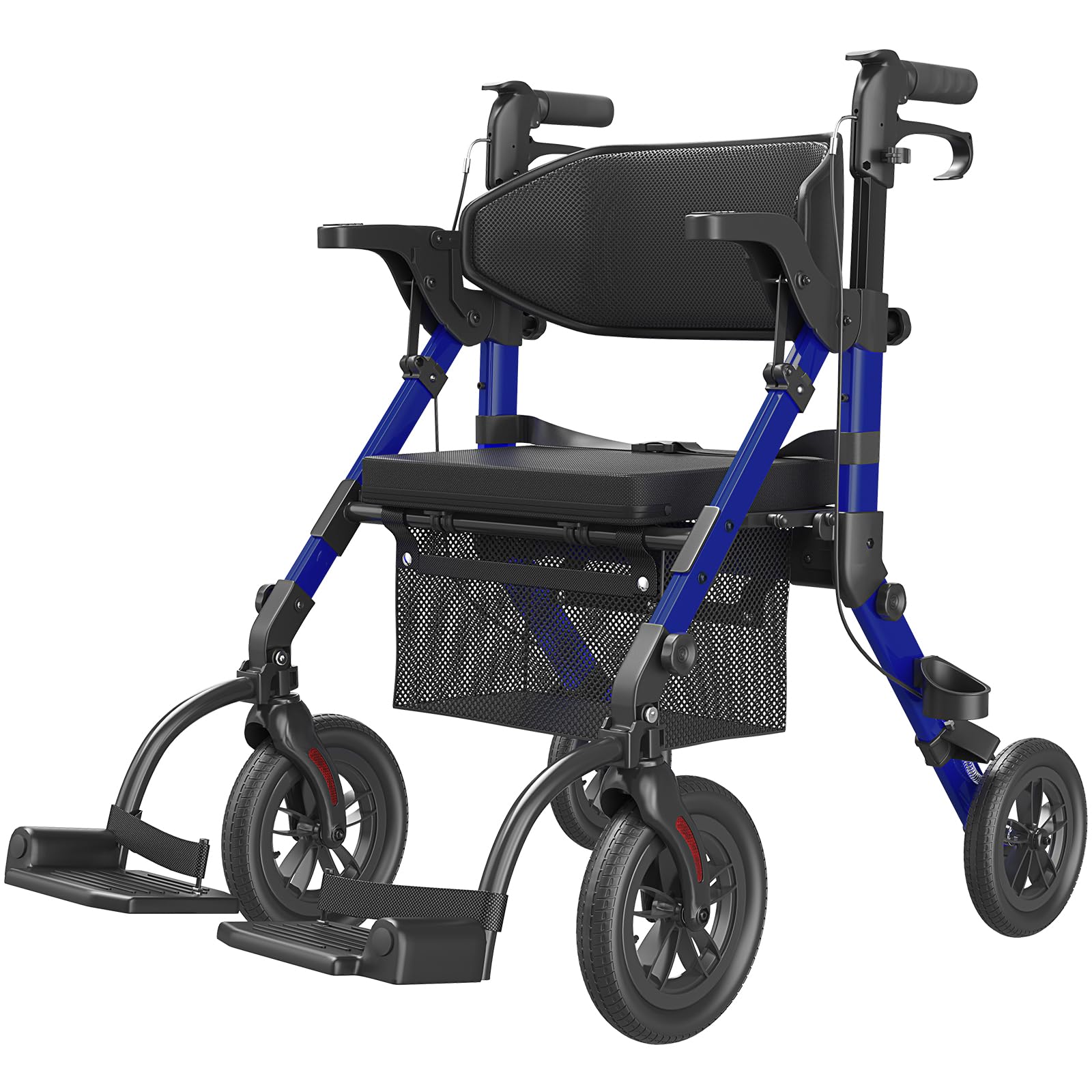 VOCIC Transport-Wheelchair-Lightweight-Foldable, Walker Wheelchair ...