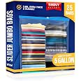 Amazon.com: Pack of 25 Extra Large Huge Jumbo Big Slider Freezer Food ...
