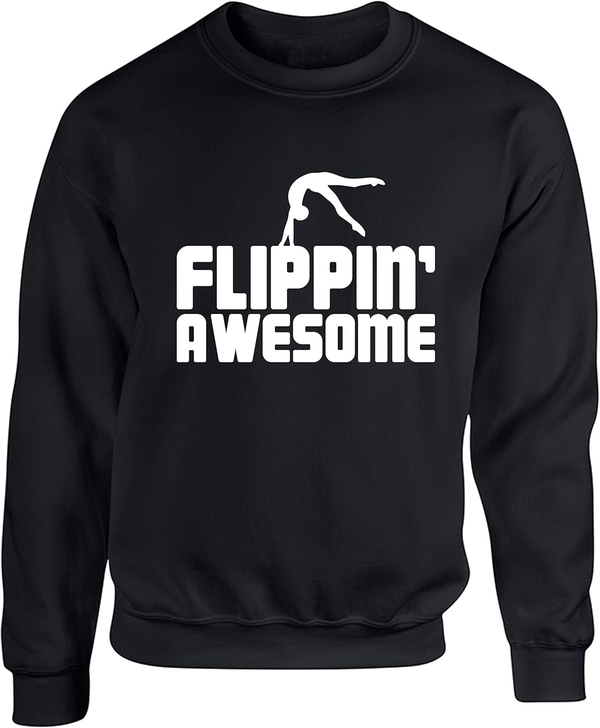 Hippowarehouse Flippin' Awesome Gymnast Gymnastics Unisex Jumper ...