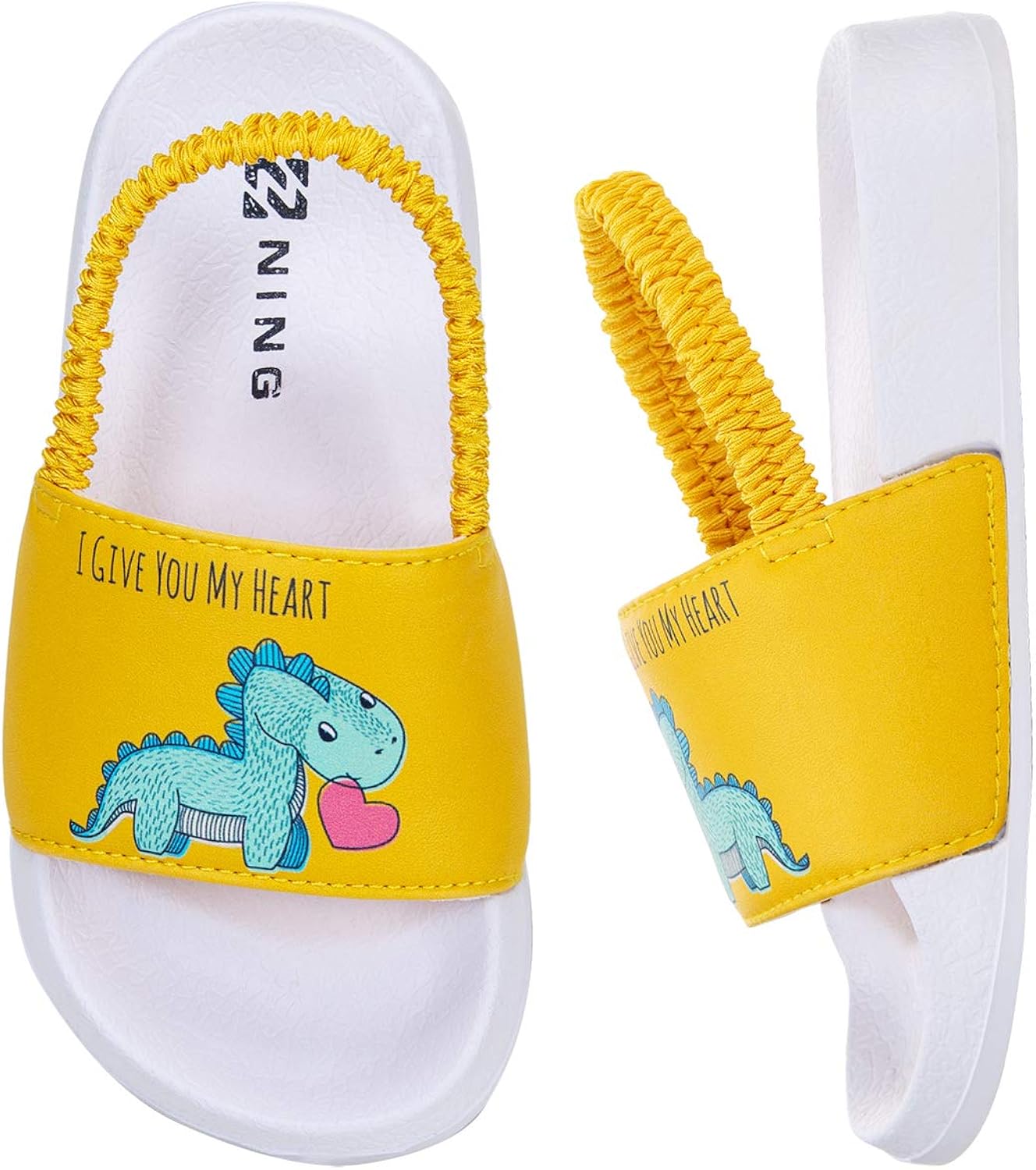 Girls Boys Summer Slippers Kids Beach/Pool Slide Sandals Toddler Little ...