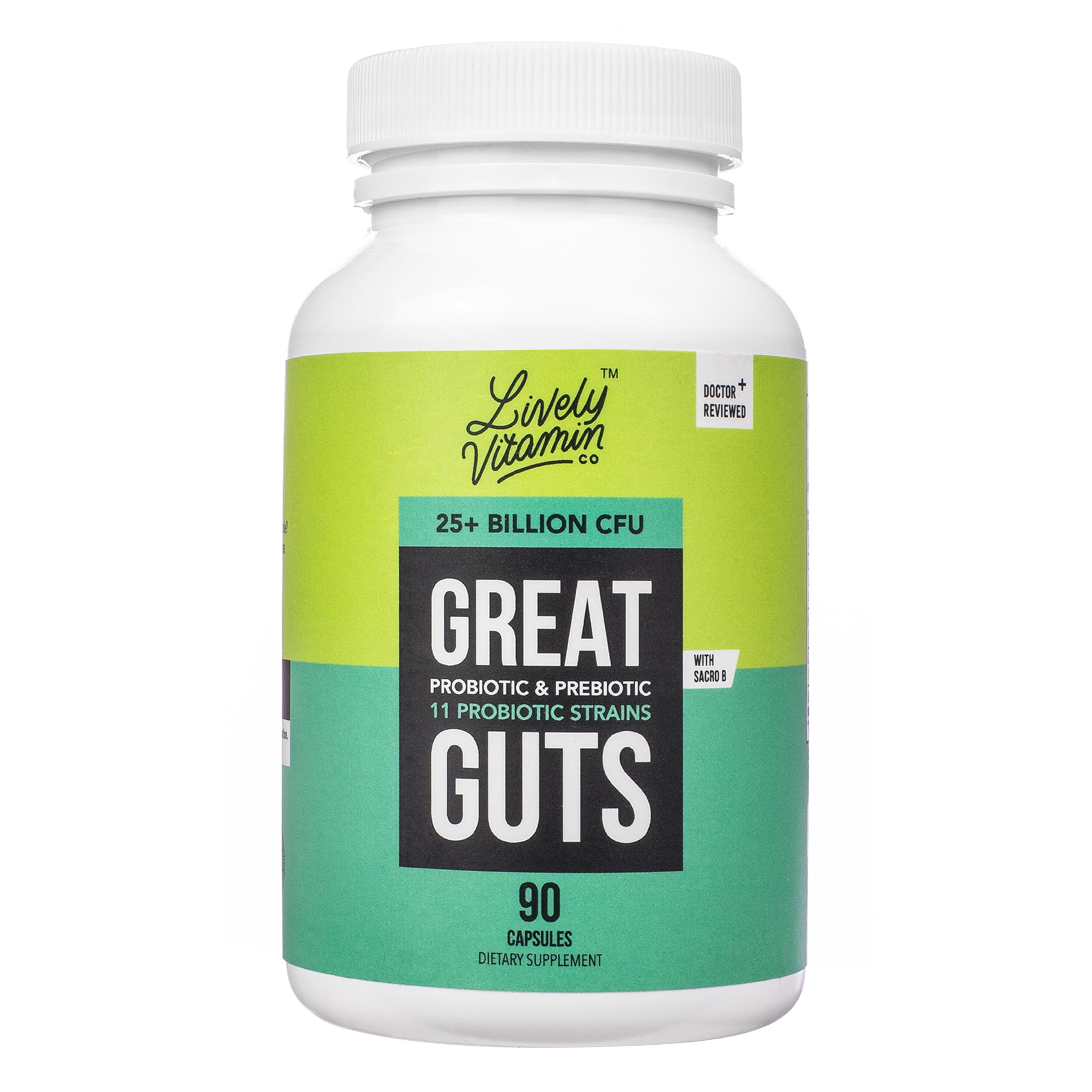 Mua LIVELY VITAMIN CO. Great Guts Probiotic - 25 Billion CFU Probiotic ...