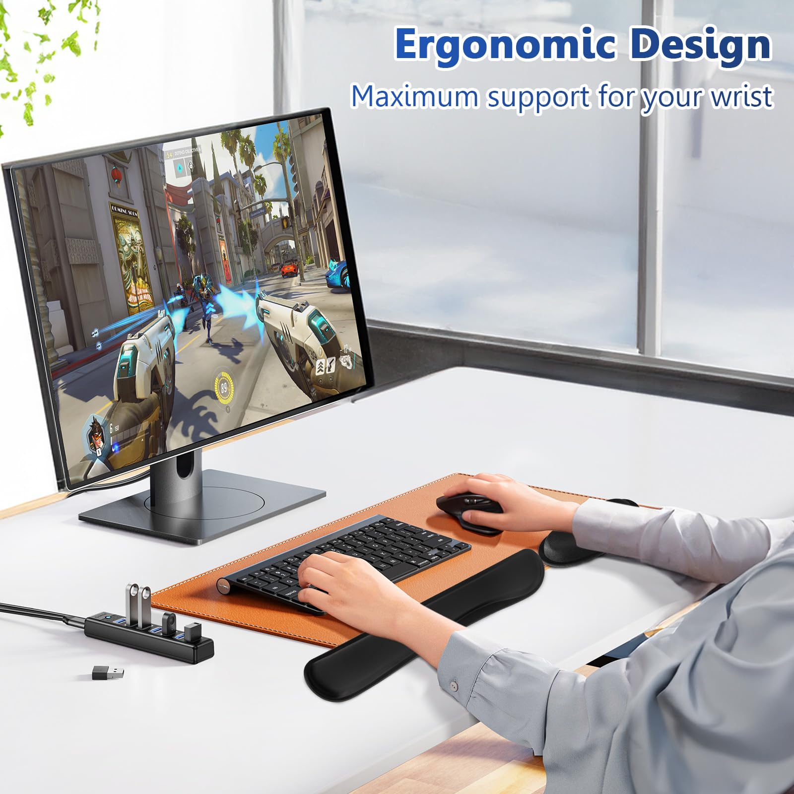 Mua AVAKOT Ergonomic Gel Keyboard Wrist Rest & Mousepad Rests for ...