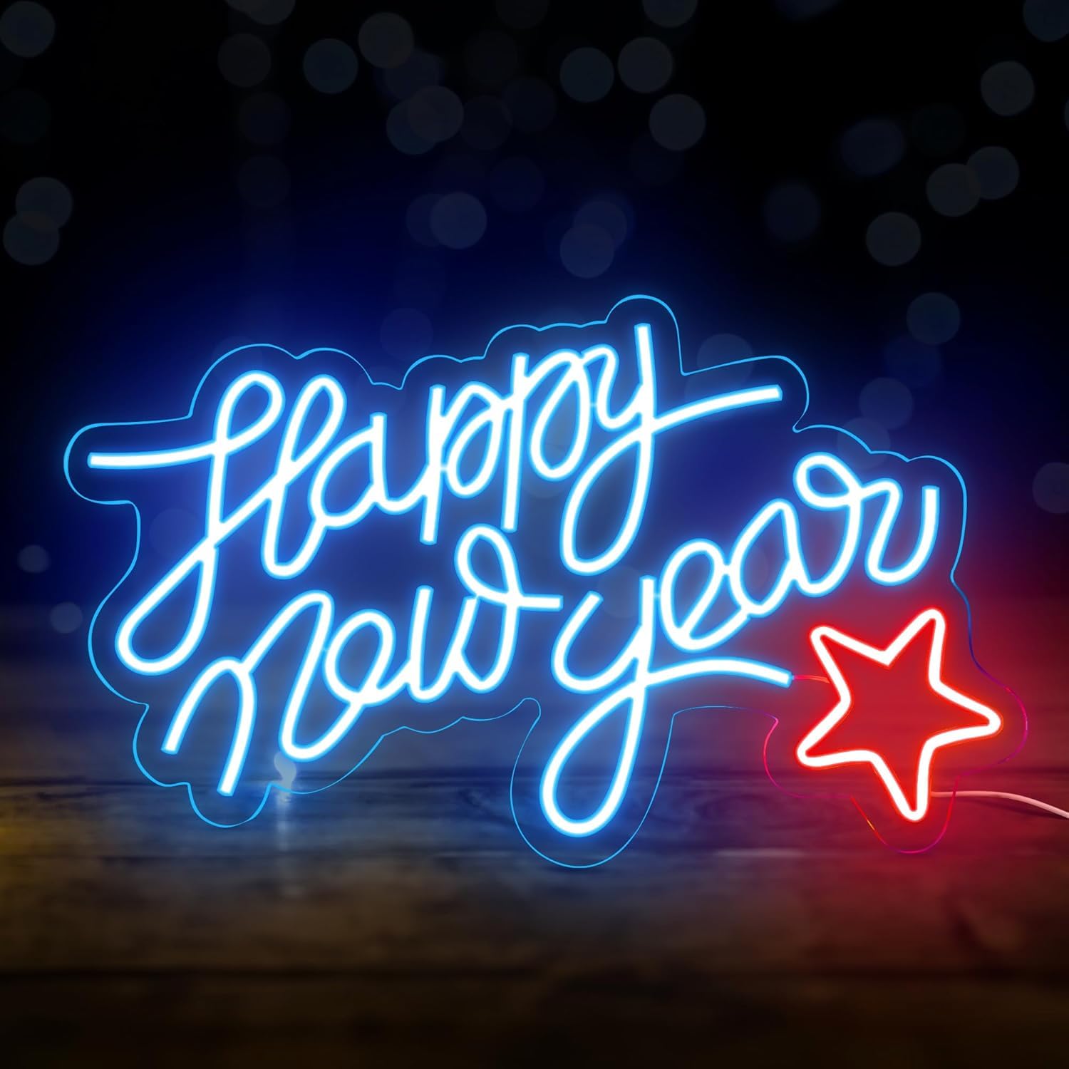 KatchOn, Blue Happy New Year Led Sign - 16x10 Inch | Happy New Year ...