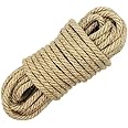 Amazon.com: NorthPada 5/16 inch (8mm) x 164 ft (50Meter) Natural Sisal Hemp Rope Heavy Duty ...