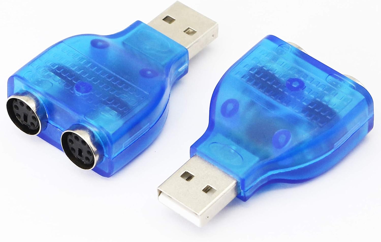 GELRHONR USB to PS/2 Converter, PS2 Adapter, USB To Dual 2 PS/2 PS2 ...