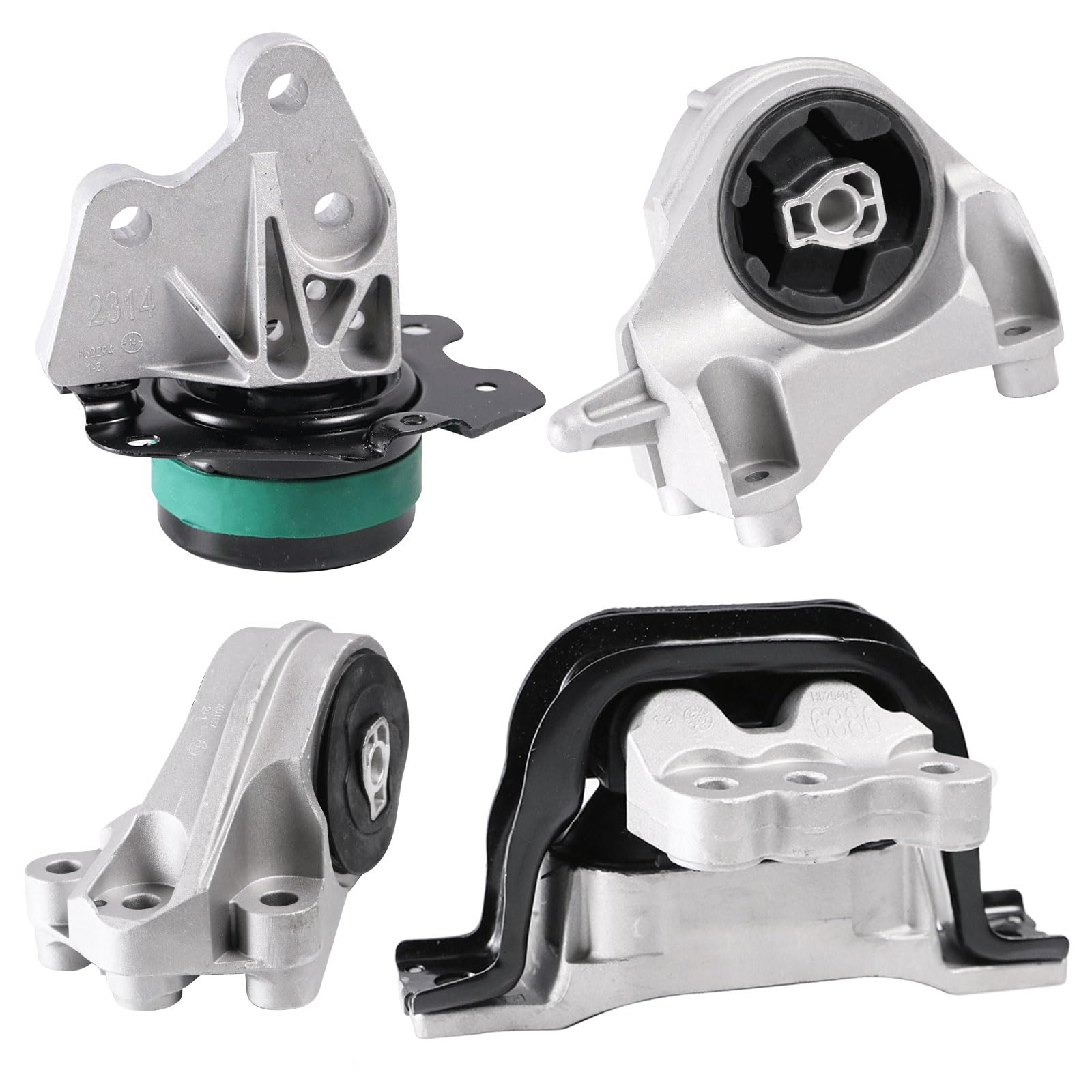 Engine Motor and Trans Mounts Compatible with 2012-2015 Chevy Captiva ...