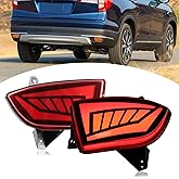 Amazon.com: BINQIGOO LED Rear Bumper Reflector Light Fog Tail Lamps ...