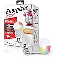 Energizer Connect Smart A19 LED White & Multi-Color RGB Light Bulb with ...