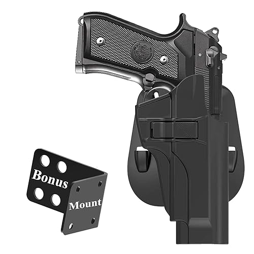 77GO Beretta 92FS Holster,OWB Paddle Holster for Beretta 92,Beretta ...