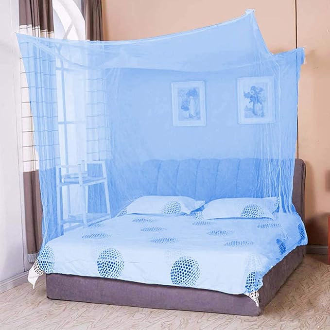 VMPS Poly Cotton Mosquito Net Machardani for Double King and Queen Size ...