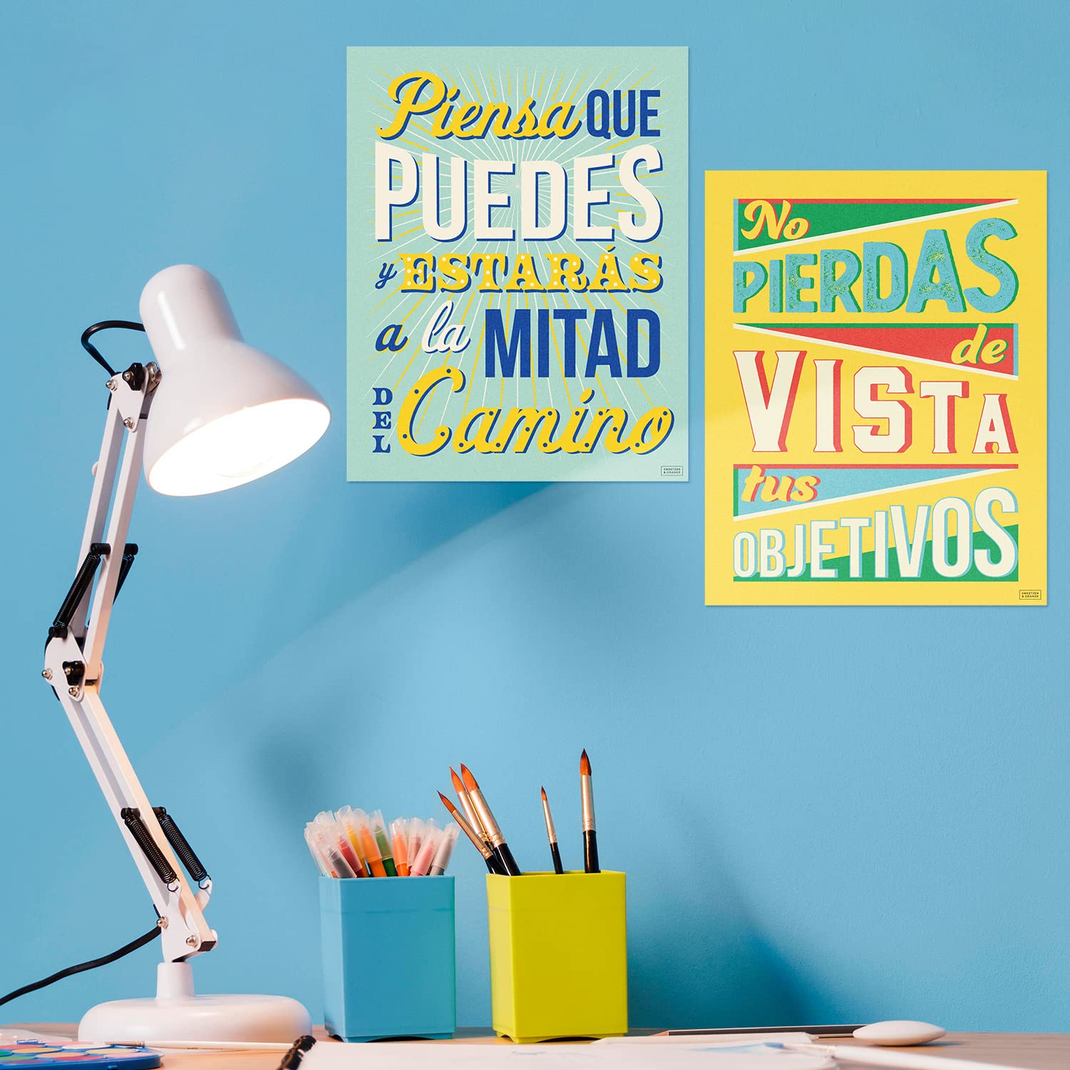 Mua Sweetzer & Orange Set of 8 Motivational Posters in Spanish ...