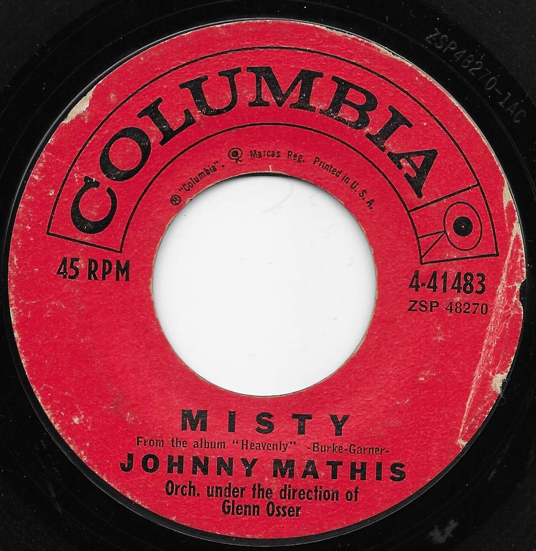 Johnny Mathis - Misty / The Story Of Our Love 7" 45 - Columbia - 4 ...