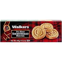Amazon.com: Walkers Pure Butter Shortbread, Rounds, 5.3 oz : Grocery ...