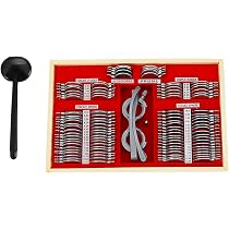 104 PCS Optometric Testing Kit 104 PCS Optical With Metal Rim Lenses ...