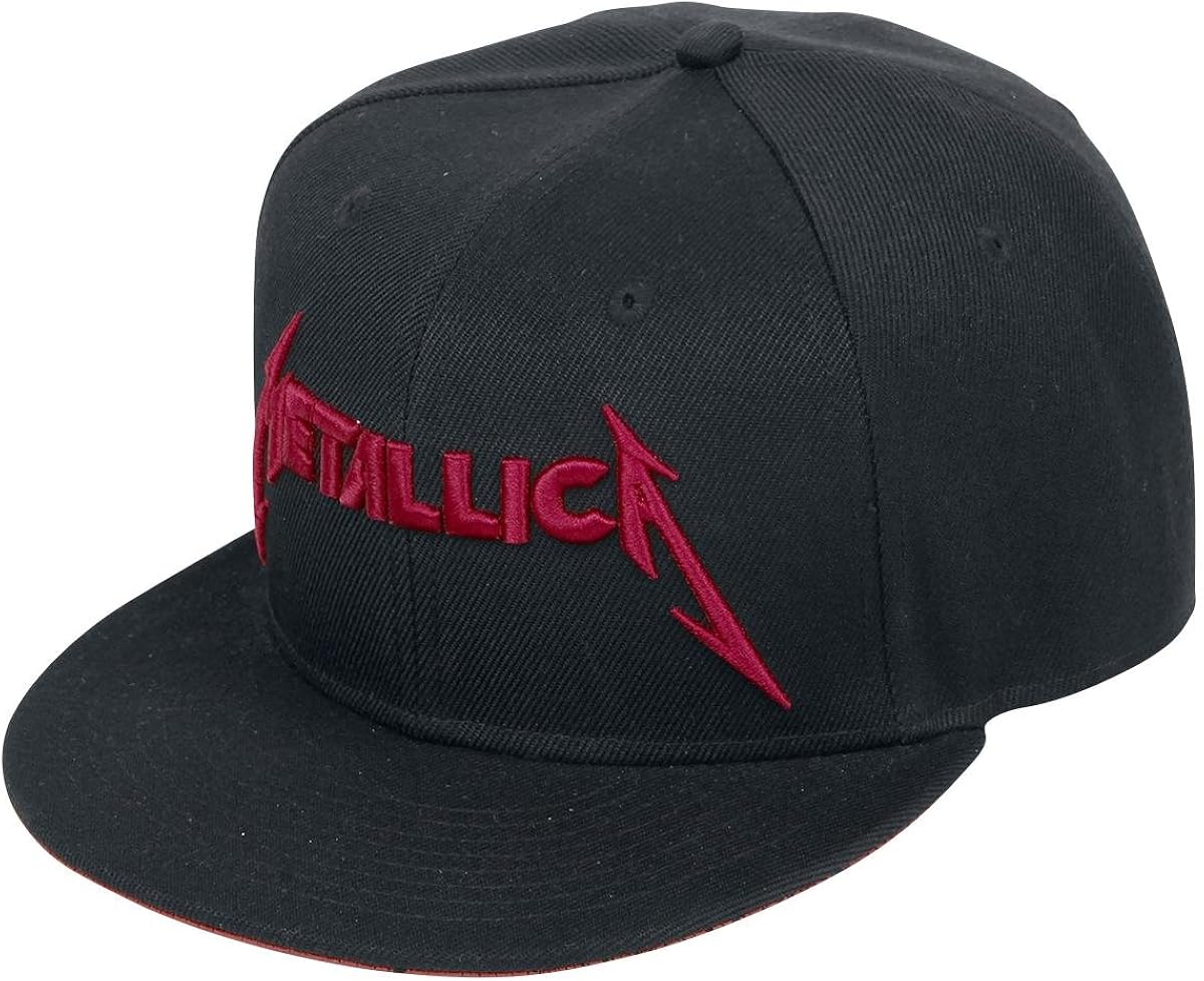 Metallica baseball cap Damage Inc band logo new Official Black Snapback ...