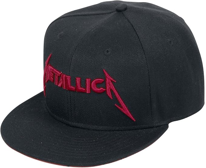 Metallica baseball cap Damage Inc band logo new Official Black Snapback ...