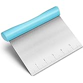 Amazon.com: ALLTOP Bench Scraper & Chopper for Kitchen - Ideal Baking ...
