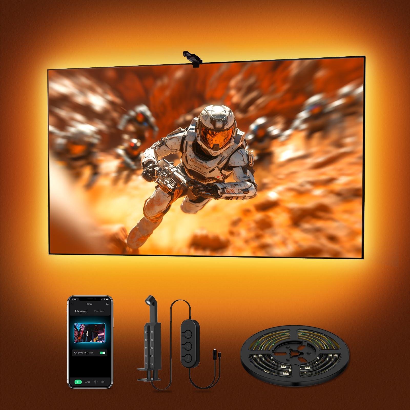 deerdance TV LED Backlight Sync to Screen TV LED Lights That Change ...