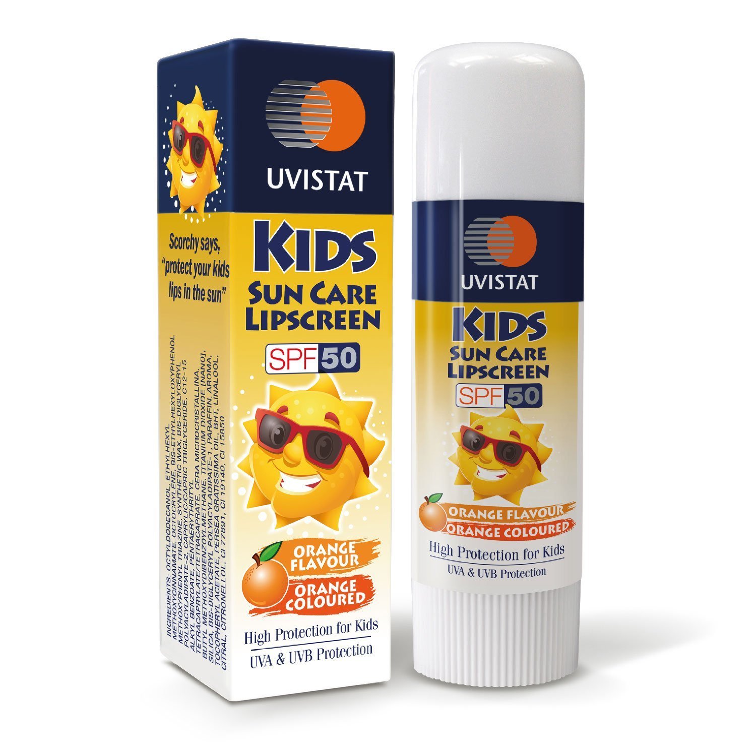 Uvistat SPF 50 Kids Sun Care Lipscreen Cream 5 g: Amazon.co.uk: Beauty