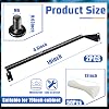 2 Pcs 1U Horizontal 19 Inch Rack Mount Cable Management Support Bar ...