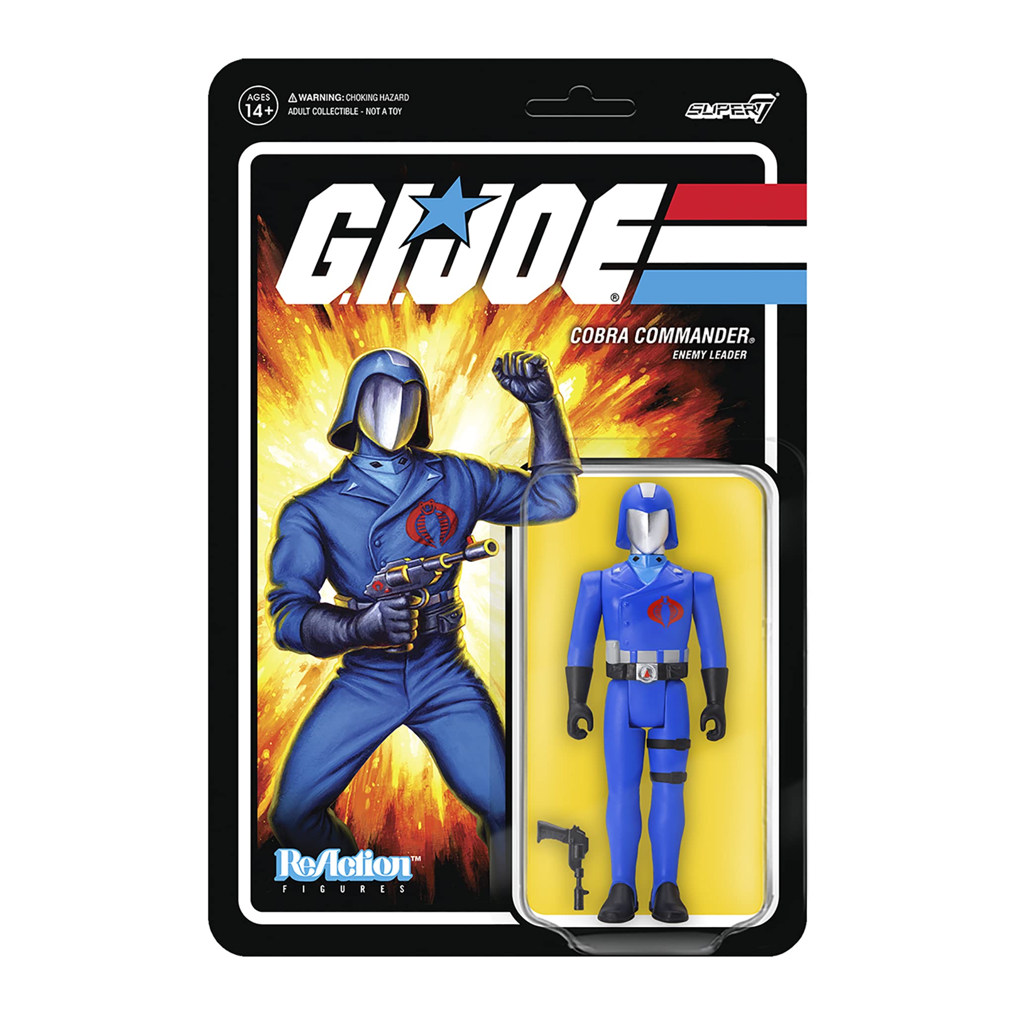 Mua Super7 G.I. Joe Cobra Commander 3.75 in Reaction Figure trên Amazon Mỹ chính hãng 2024 | Fado