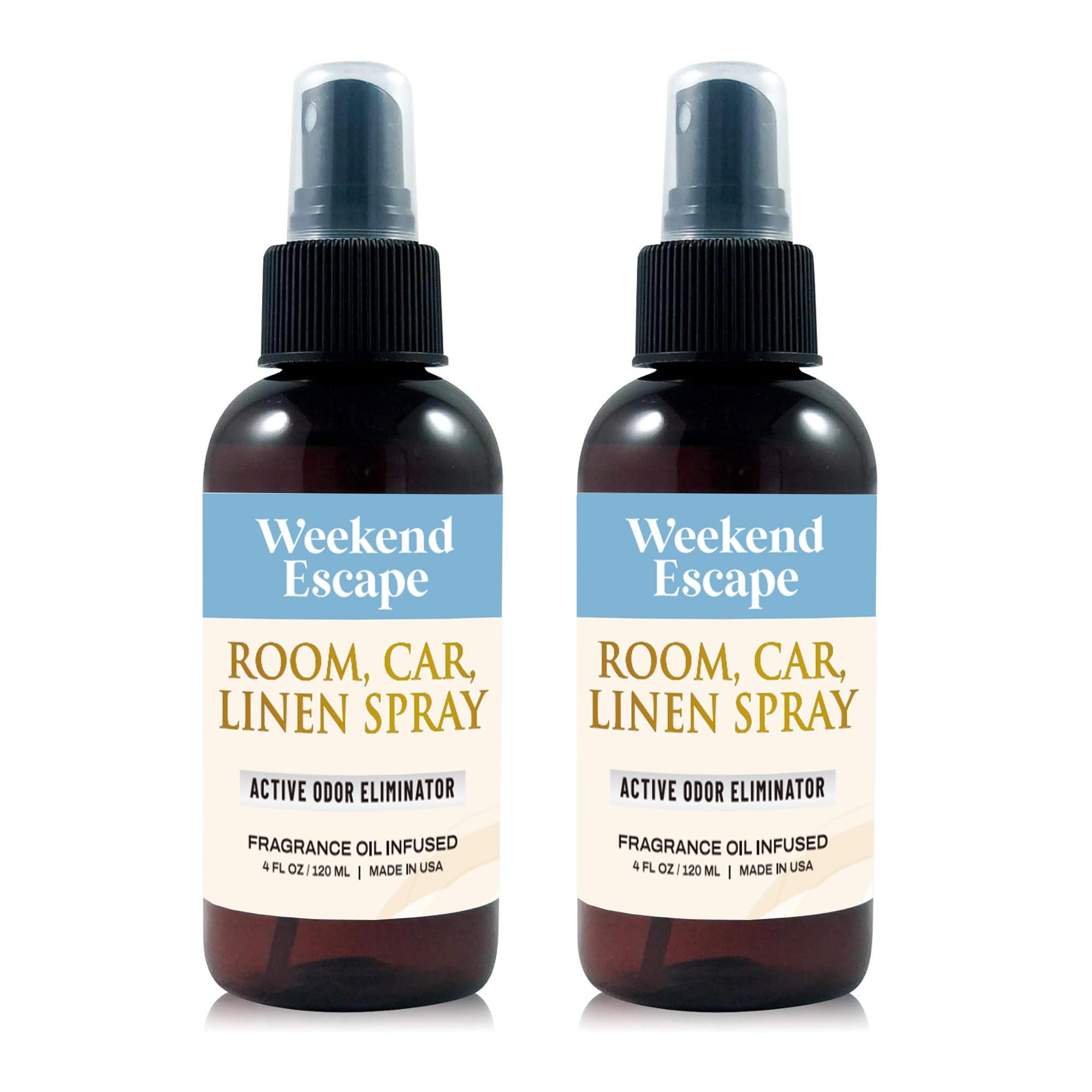 HoogaLife Car Air Freshener and Odor Eliminator 4 fl oz 120ml Spray ...