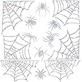 Amazon.com: 12 Pcs Spider Web and Spider Window Clings - Anti-Collision ...