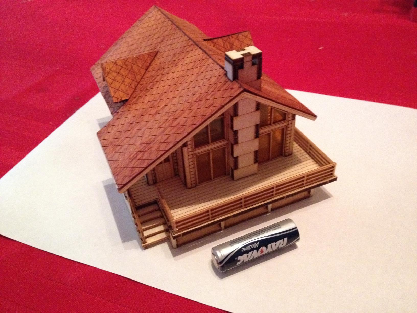 $6/mo - Finance Desktop Wooden Model Kit Garden House A with a Large ...
