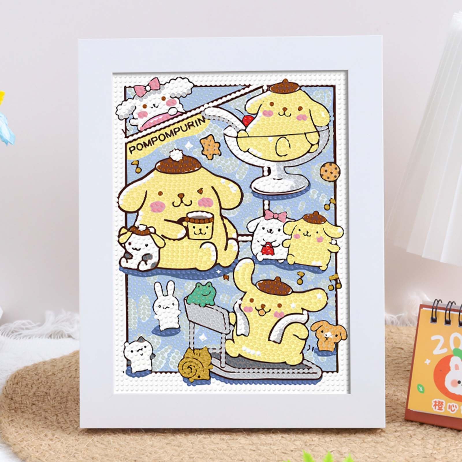 Akutoer Cute Cartoon Diamond Drawing Kits, Kawaii Painting with ...