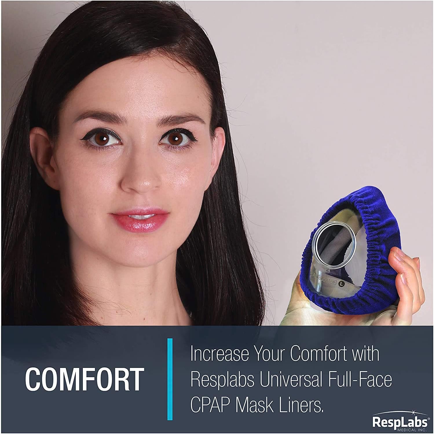 RespLabs CPAP Mask Liners for Full Face Masks – 4 Pack, Reusable ...