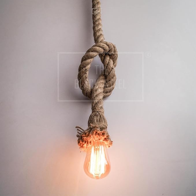 Buy Rope Vintage Lighting for Modern Homes Loft Interior Rope Lamps ...