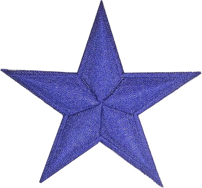 Aufnäher / Iron on Patch " Blauer Stern ": Amazon.de: Küche & Haushalt