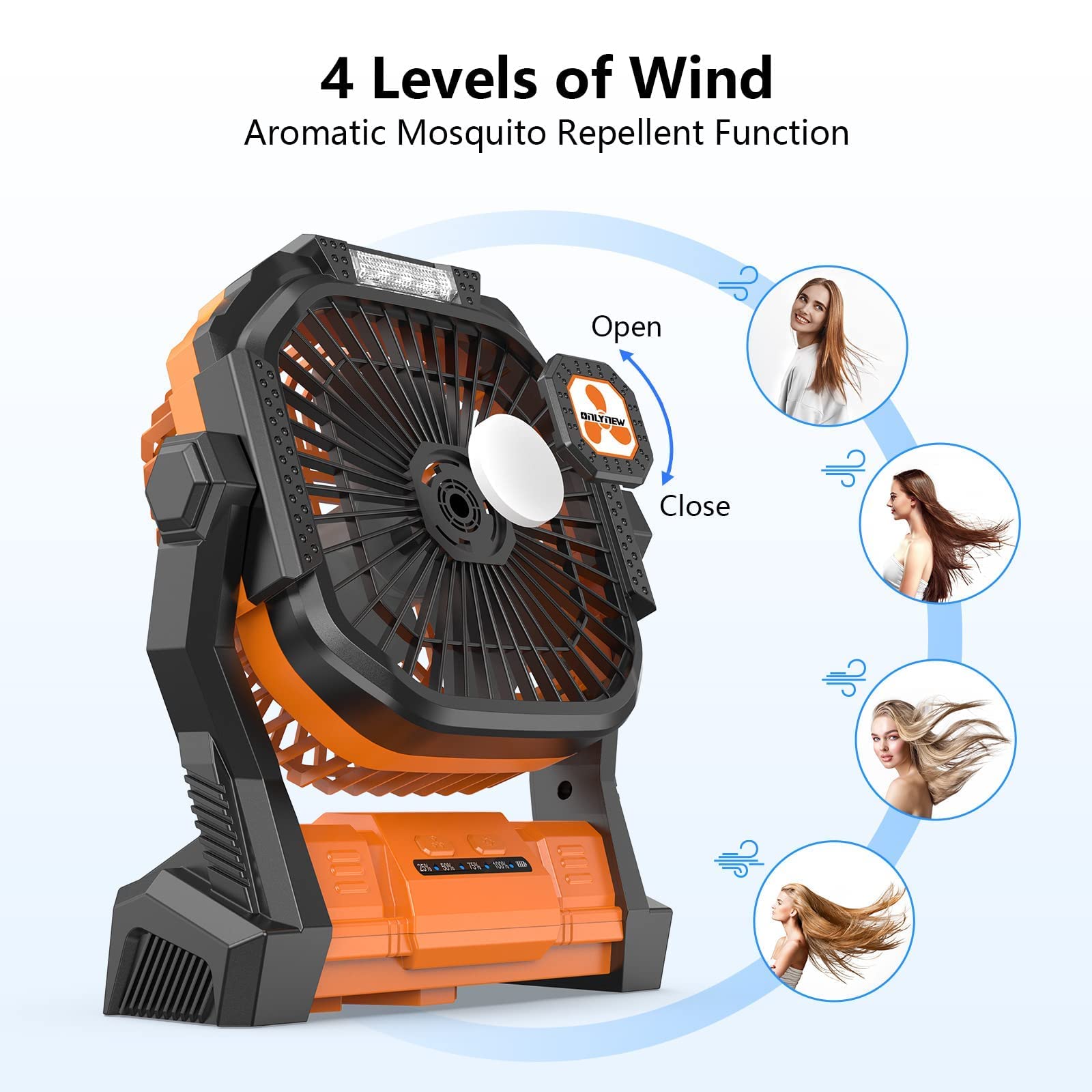Mua Portable Fan Rechargeable, 20000mAh Cordless Battery Powered Fan ...