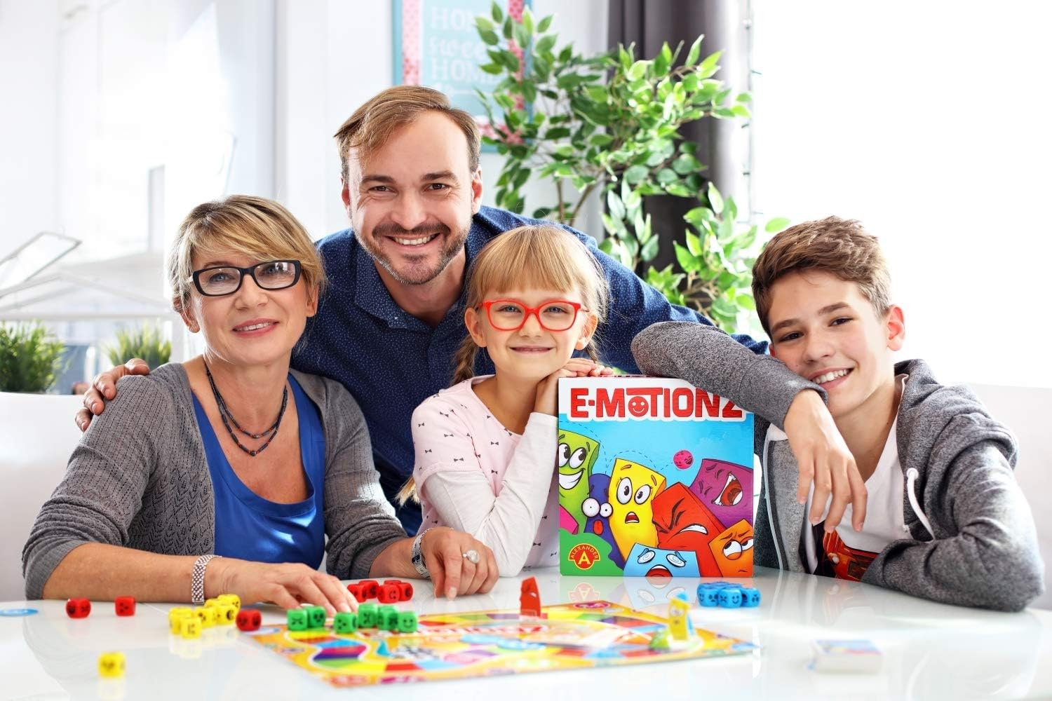 Alexander 2434 Emotionz Board Game with Emoji Dice Game as Reaction ...