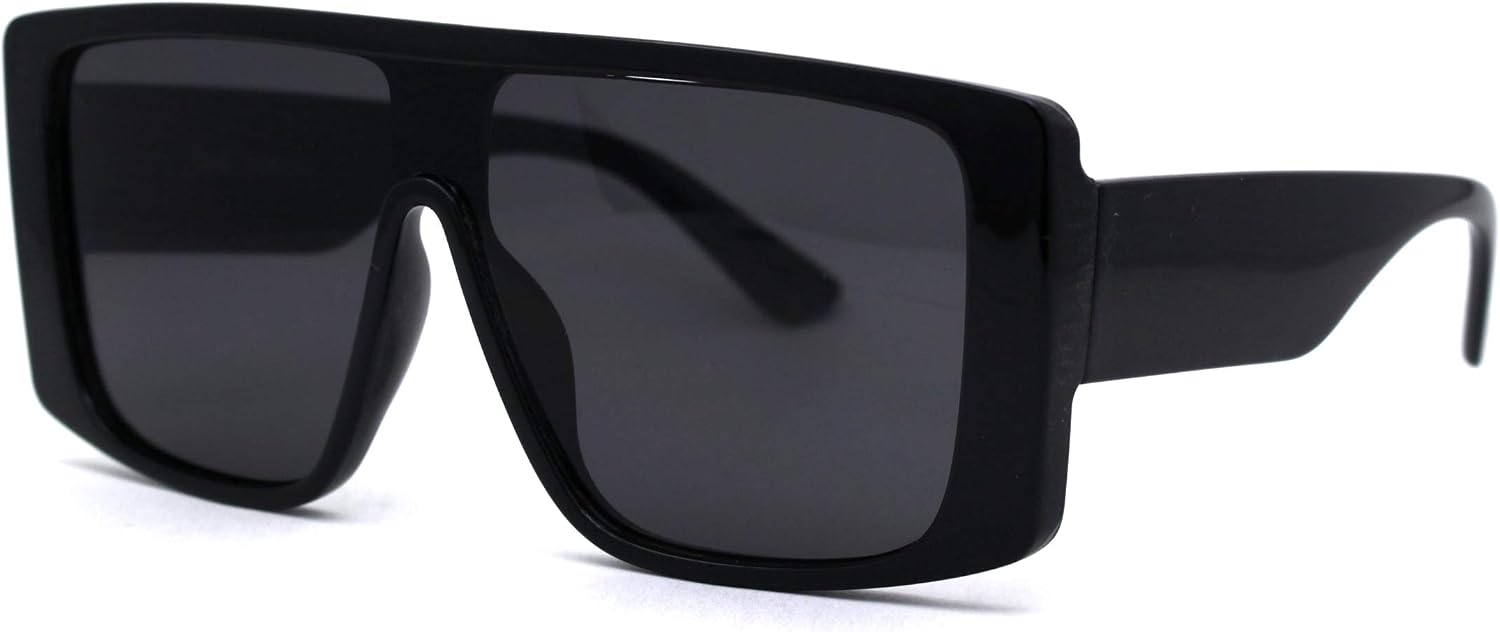 Amazon.com: Womens Flat Top Mobster Mafia Style Plastic Sunglasses All ...