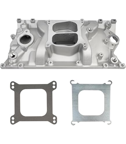 SBC Chevy 350 Vortec Polished Aluminum Dual Plane Intake Manifold 0 ...
