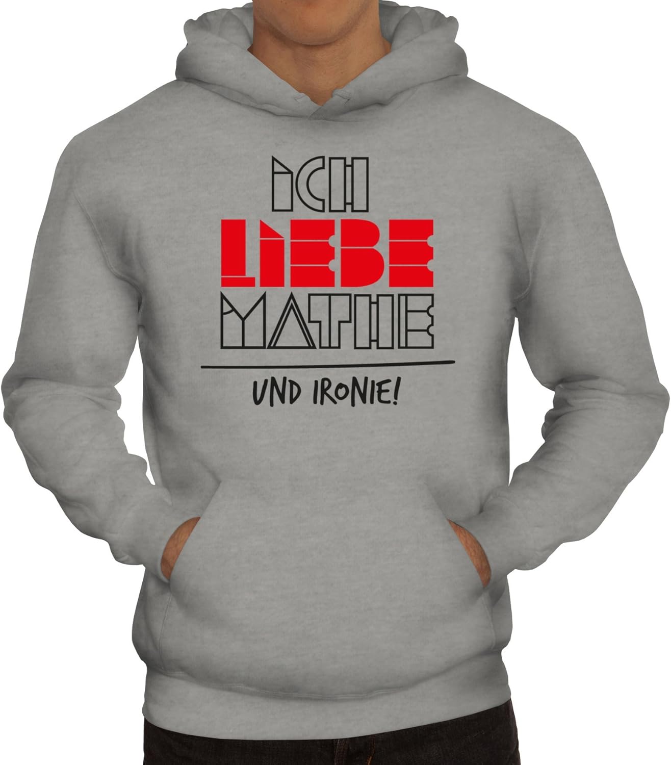 Ich liebe Mathe, Herren Kapuzen Sweatshirt - Pullover Hoodie: Amazon.de ...