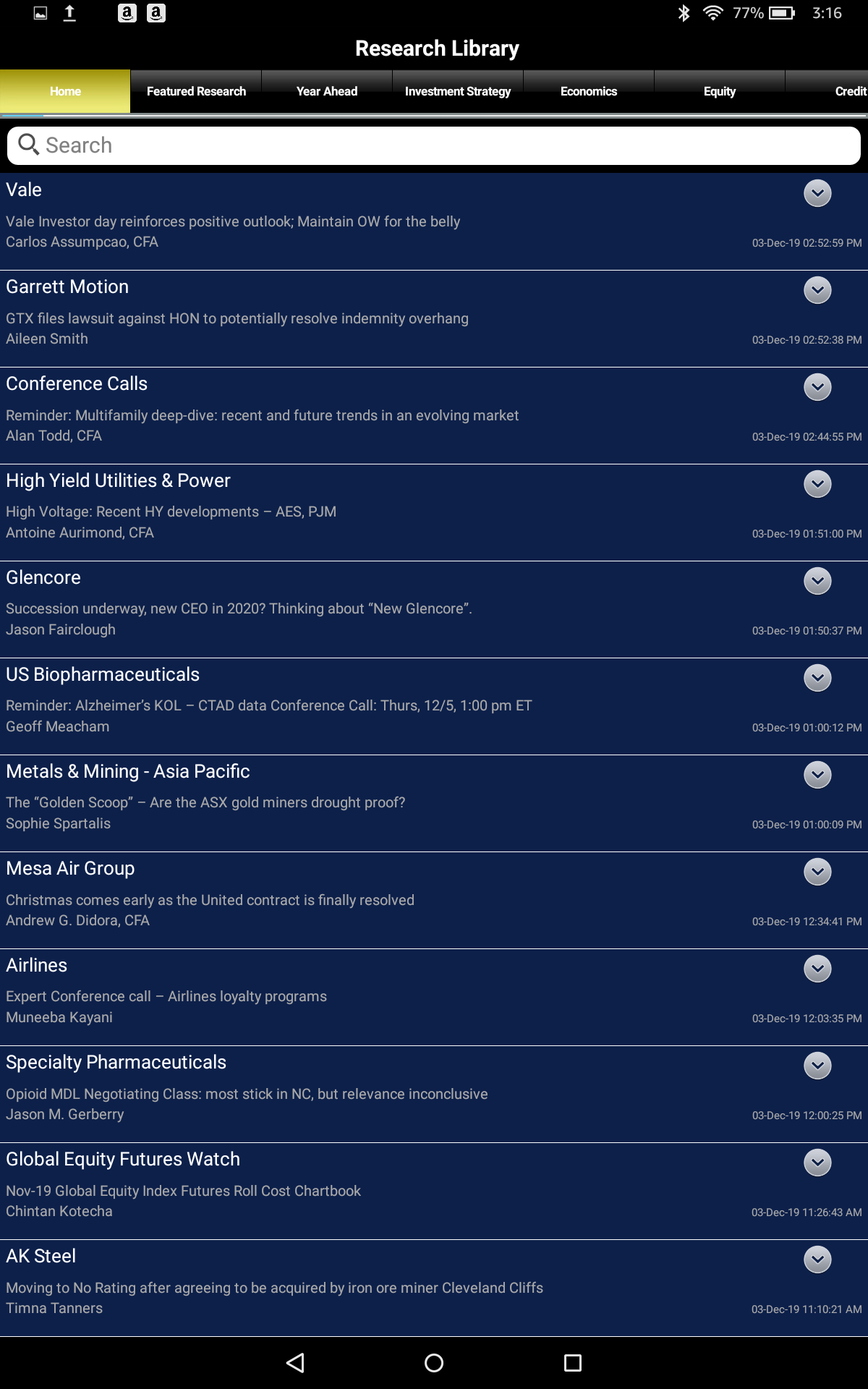 Research Library | Pricepulse