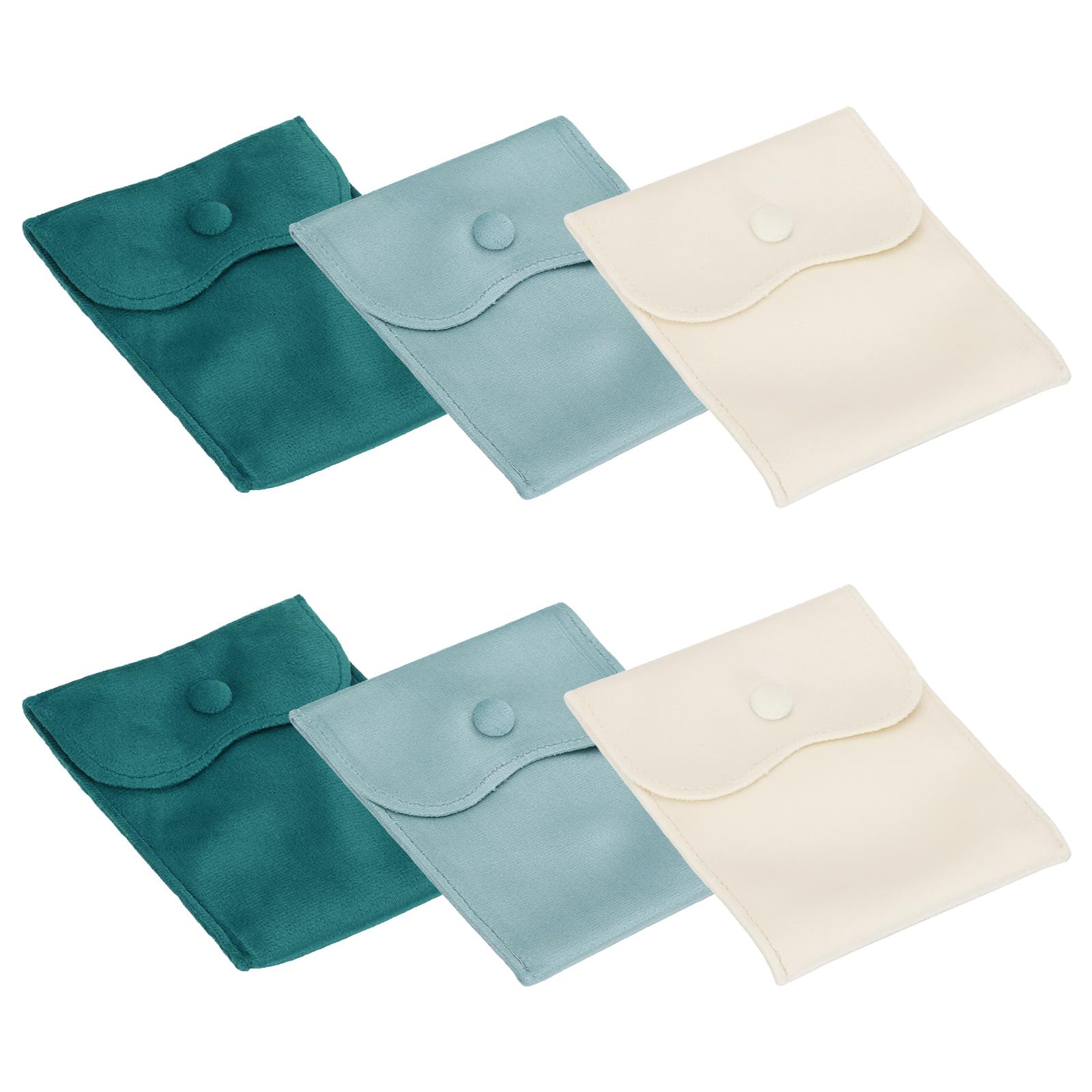 PATIKIL Velvet Jewelry Pouches, 6 Pcs Jewelry Packaging Gift Bags with ...