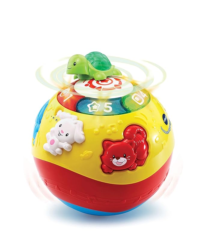 VTech Crawl & Learn Baby Activity Ball, Baby Play Centre, Educational ...