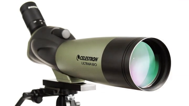 Celestron 52252 100mm Ultima Zoom Spotting Scope with Universal ...